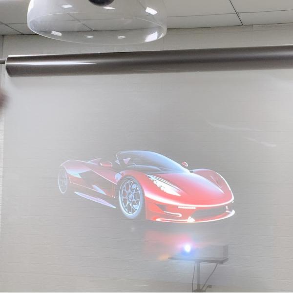 Quality High Brightness Transparent holographic rear projection film 1524 x 3000mm for sale