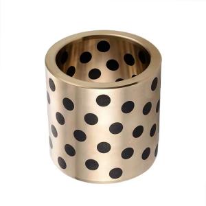 Quality Graphite Plugged Bronze Bushing Oilless Bushes Flat Plain for sale