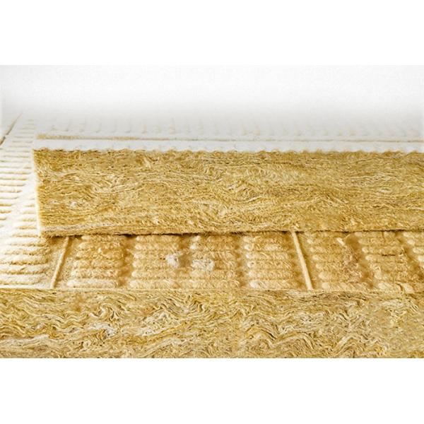 Quality Yellow Fireproof 50mm Rockwool Thermal Insulation Slab OEM for sale