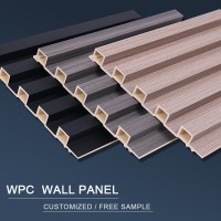 Quality Hot Sale Customized Design 3d WPC Wall Panel Composite Wall Panel For Indoor Decoration for sale