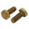 china DIN 933 Solid Brass Hex Head Screws Bolts Brass DIN933 Hexagon Head Hex Bolt
