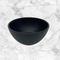 Quality Restaurant Melamine Rice Bowl Round Matte Black Bowl Dinnerware for sale