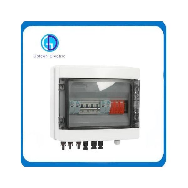 Quality Cheap Plastic Type 2 Strings 3 String 4 Strings PV Combiner Box 1000VDC With SPD for sale