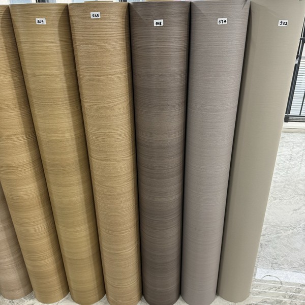 Quality 50m/roll Self Adhesive Film Roll For Wooden Texture Solid Color 1.22m Width for sale