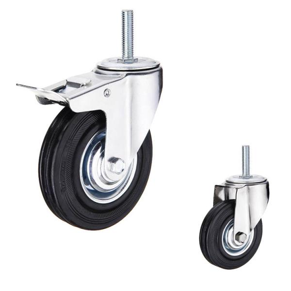 Quality 352lbs Capacity Solid Rubber Casters for sale