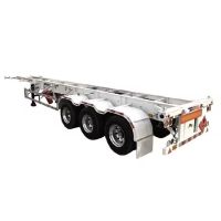 Quality 50T Load Capacity 40 FT Skeleton Chassis Semi Trailer for Container Transportati for sale