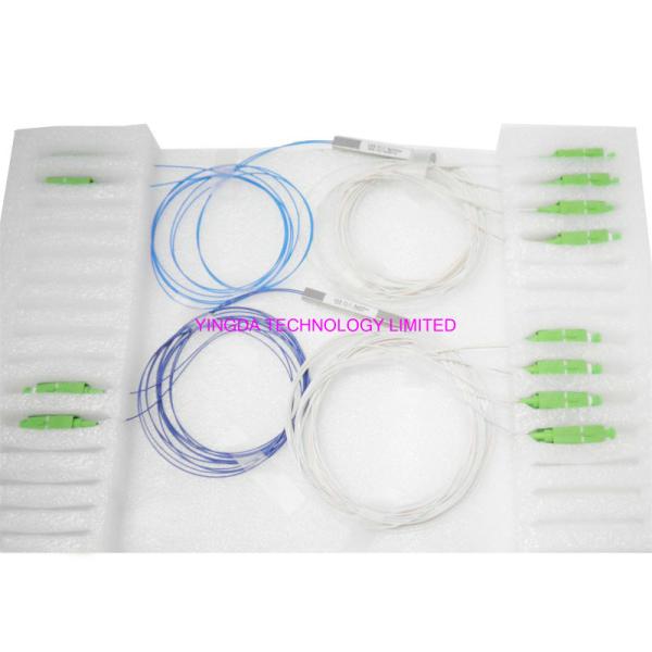 Quality 2x8 Blockless Mini Type PLC Splitter In GPON Network 1260 - 1650 nm for sale