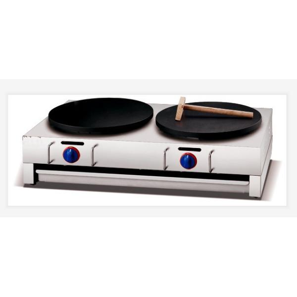 Quality Double Crepe Machine Ss Commercial Catering Equipment Electric Crepe Maker for sale
