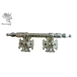 Quality Strong Zamak Customized Casket Handles , Golden Metal Coffin Ornamental H9025 for sale