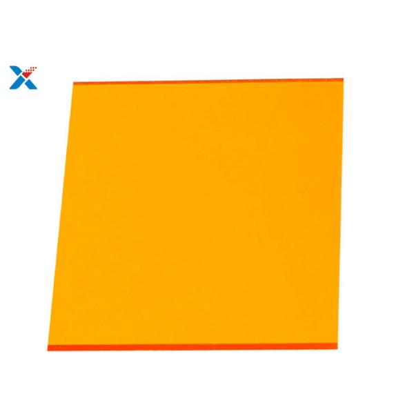 Quality 3mm Fluorescent Orange Acrylic Sheet Colored Large Cast PMMA Panels for sale
