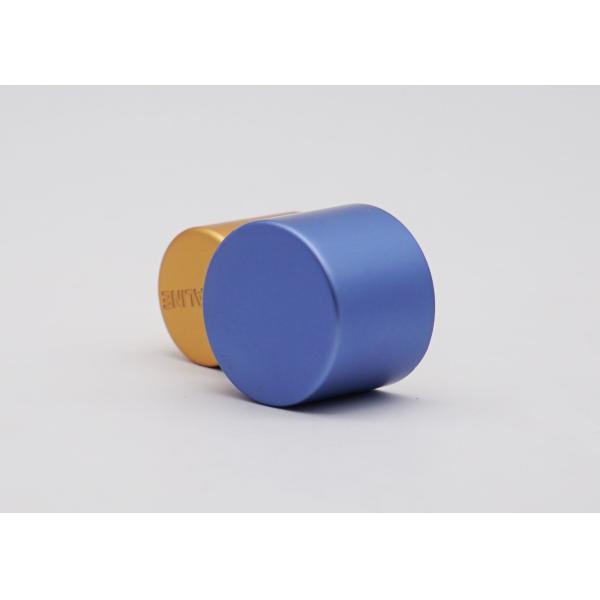 Quality Personalized Spill Proof Embossed Aluminum Perfume Bottle Caps for sale