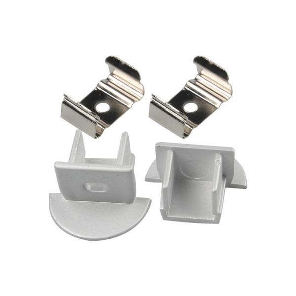 Quality 1612B Recessed LED Profiles & Extrusions With End Caps for sale