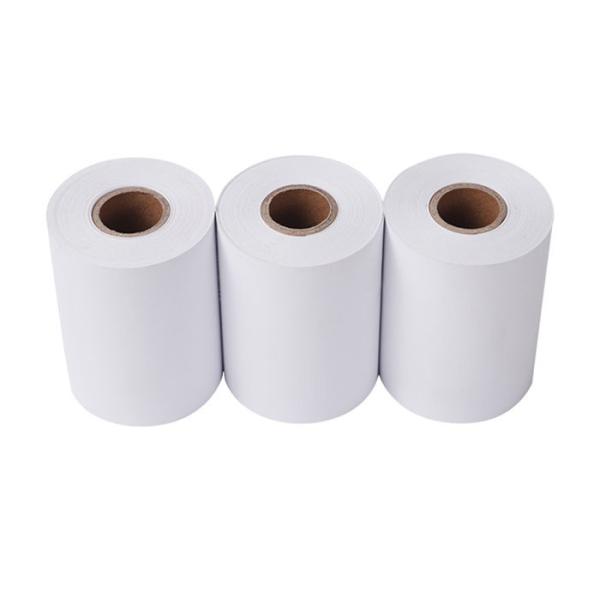 Quality 210mm 50gsm Carbonless Printed Thermal Paper Rolls for sale