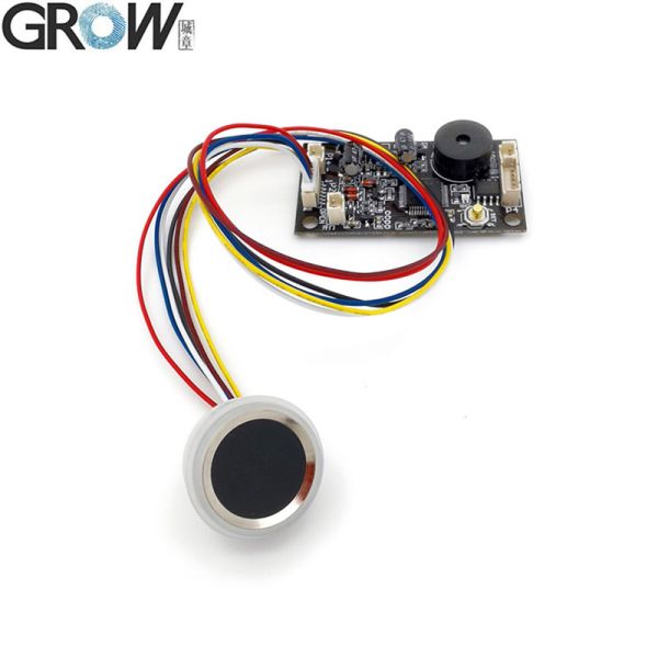Quality GROW KS200+R502-F 4*AA Battery DC3.7V-6.5V KS200 Fingerprint Control Board With R502-F Waterproof Small Fingerprint Module for sale