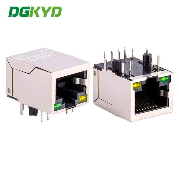 Quality RJ45 Ethernet socket 100Mbps integrated filter with POE network interface for sale