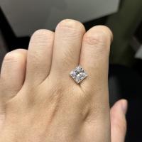 Quality 3.09CT D Color VS1 Clarity EX VG CVD Princess Lab Grown Diamonds for sale