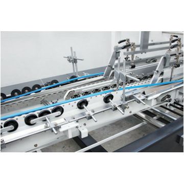 Quality Automatic High Speed Folder Gluer Machine 1100mm Blank Width 7.6T Net Weight for sale