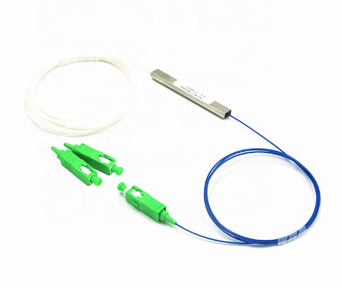 Quality Mini 1x2 PLC FTTB PON Fiber Optic Splitter for sale