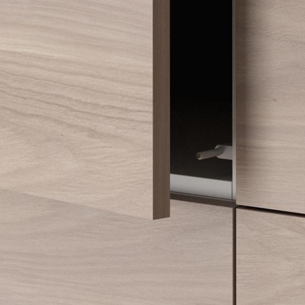 Quality Dark Grey Matt ODM PVC Kitchen Cabinets Australian Standard for sale
