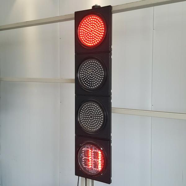Quality 200MM Clear 4-Aspect RYG Lenses Ball With Countdown Timer Road Traffic Light for sale