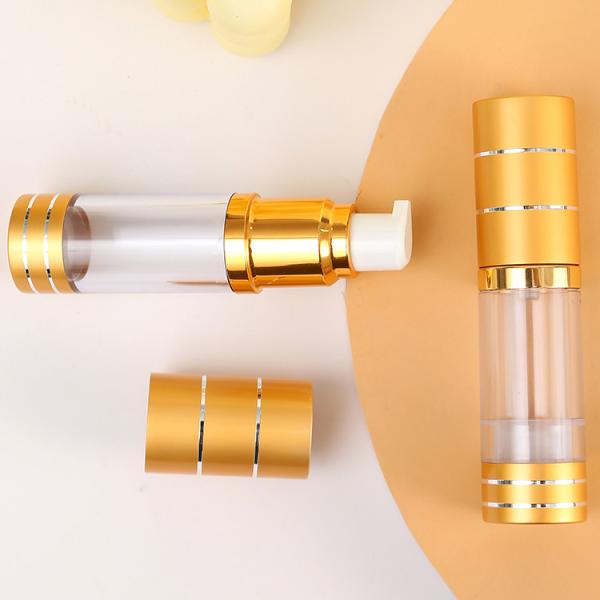 Quality Empty Plastic Cosmetic Packaging 15ml 30ml 50ml Essential Oil Airless Pump for sale