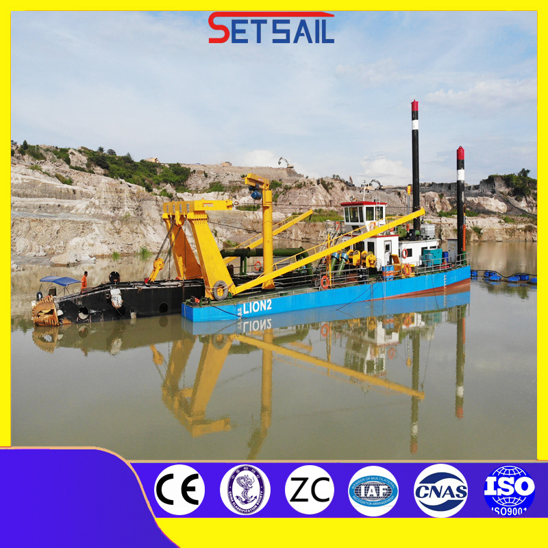 River Sand and Mud Hydraulic Suction Dredger with Cutter Head