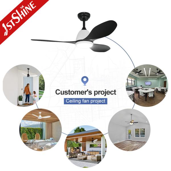 Quality DC Motor Ceiling Fan Light Modern Smart Remote Control Energy Saving for sale