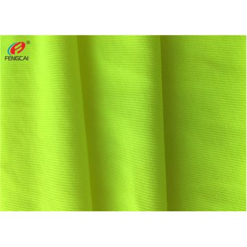 Quality Polyester Cotton Fluorescent Material Fabric Weft Knit For Traffic Police for sale