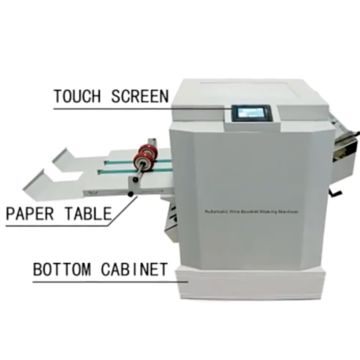 Quality High Productivity Book Wire Saddle Stitching Maker Machine 480MM Max. Workable for sale