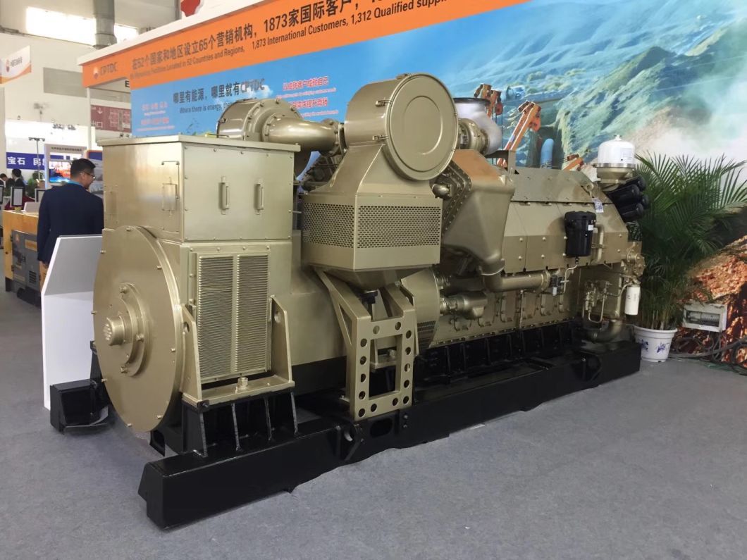 1000kw Jichai Chidong Brand Natural Gas Generator H16V190zlt2-2
