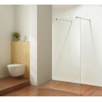 Quality 8mm Pivot Shower Screen 600x2000mm Aluminum Frame for sale