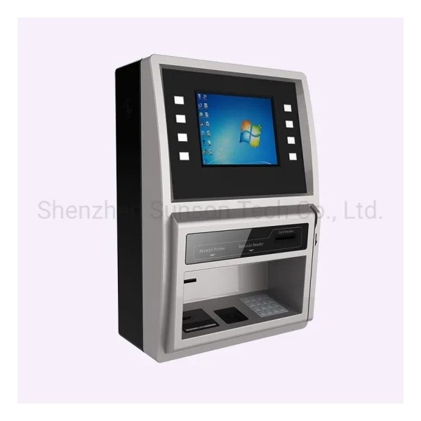 Quality OEM 670*550*1600mm Wall Mounted Machine, Paypass With reciept Printer. for sale