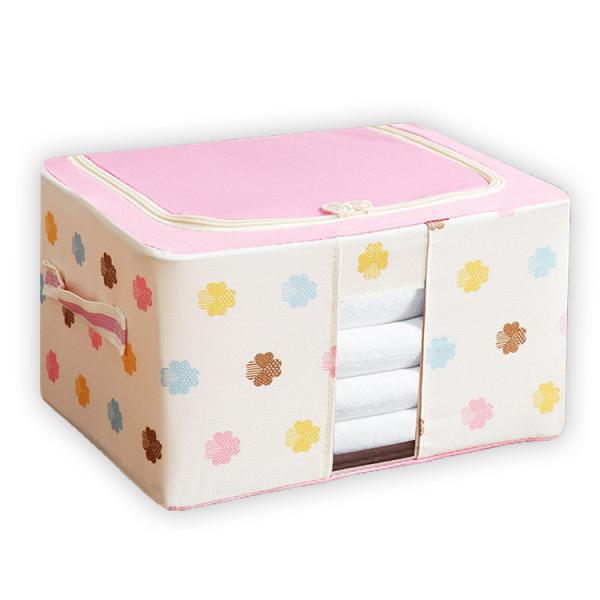 Quality Odorless Fabric Covered Storage Boxes , Dustproof Clothes Storage Bins ISO9001 for sale