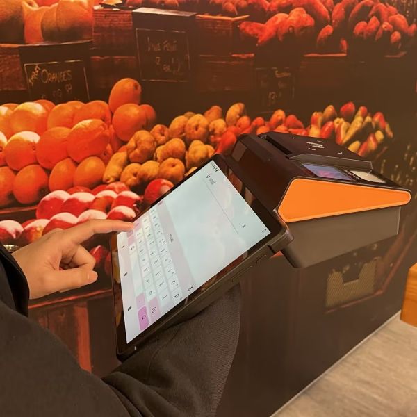 Quality 6400mAh Battery and Capacity Touch Screen Supported Payment Terminal with NFC Compatibility for sale