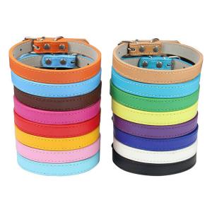 Quality Eco-Friendly Dog Collar Smart Pet Collar Adjustable Made Vegan Leather dog for sale