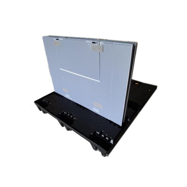 Quality High GSM HDPE Lid Collapsible PP Akyboard Stackabox for sale