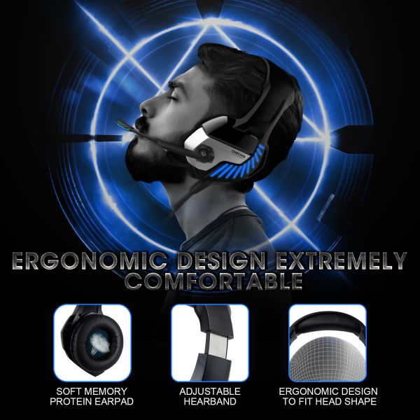 Quality computer 50mm DC5V 2.2m Onikuma K5 Pro Gaming Headset for sale