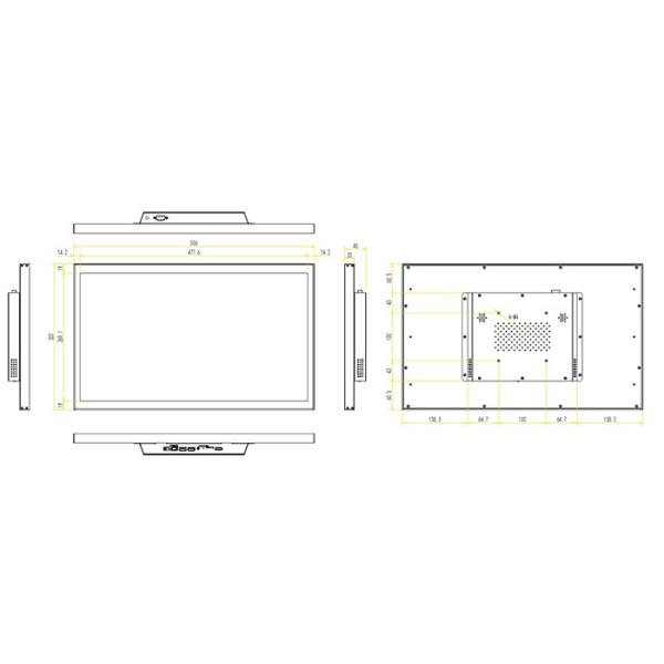 Quality 21.5 Inch Optical Bonding LCD Touch Screen RK3288 Industrial Android PC for sale