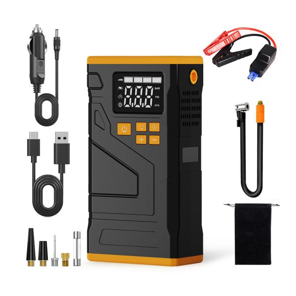 Quality 8000 Jumpstart Rechargeable Tyre Inflator for sale
