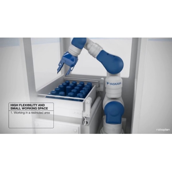 Quality 7 Axis Used Yaskawa Robot SIA5F Pick And Place Machine 5kg Payload 559mm for sale