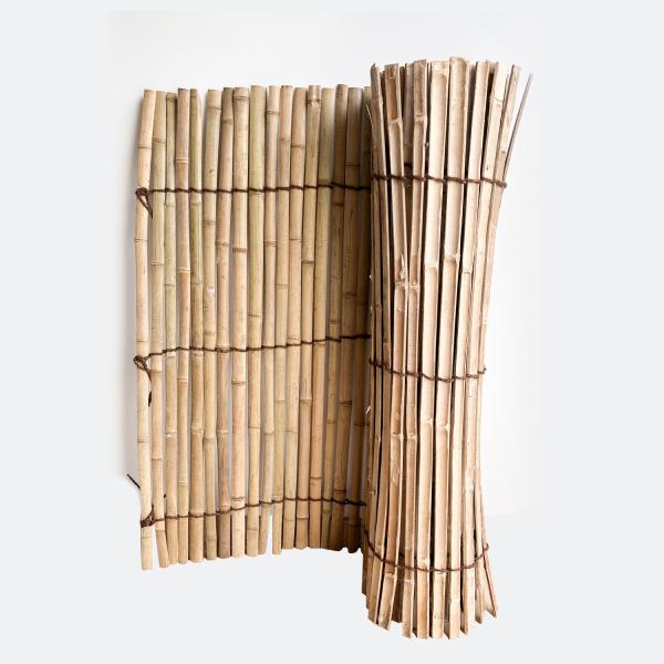 Quality Bamboo Slats Outdoor Screen Fence Rolls Wholesale Natural Bamboo Fencing Slat Roll Wholesale From Vietnam Factory for sale