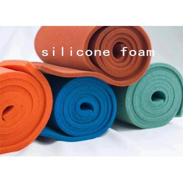 Quality Open Cell Silicone Foam Sheet Roll For Ironing Table / Presses Machine for sale