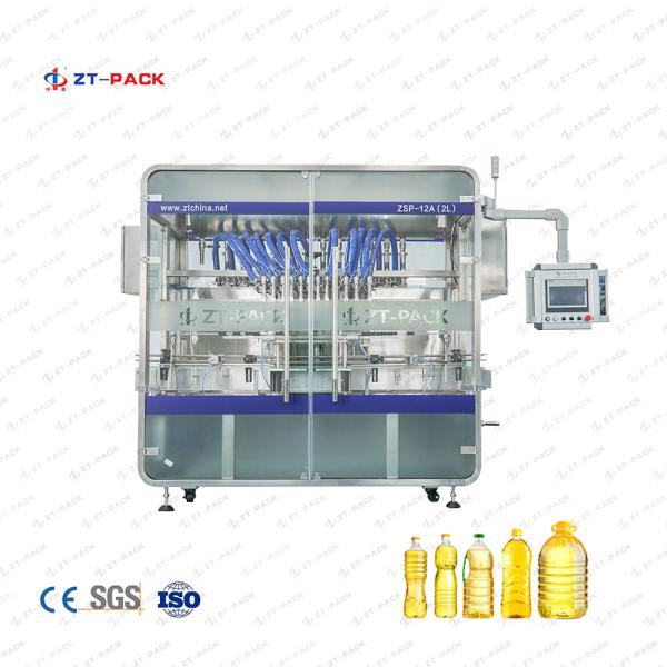 Quality High Accuracy Cookie Oil Mustard Oil Edible Oil Bottle Piston Filling Packing Machine 3KW for sale