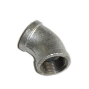 Quality 1/8 Malleable Iron Pipe Fitting Black / Galvanised Banded / Beaded / Plain for sale