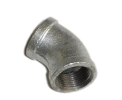 Quality 1/8 Malleable Iron Pipe Fitting Black / Galvanised Banded / Beaded / Plain for sale