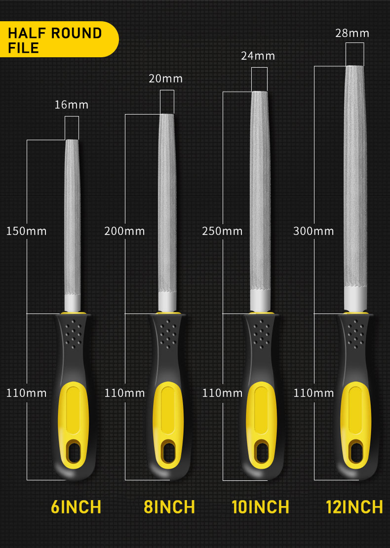 Steel File and Rasp Tool for Metal and Wood