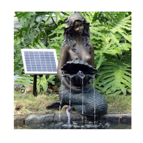 Quality Custom Western Style Life Size Metal Mermaid Sculpture Large Beautiful Cast Bronze Mermaid Statue for sale