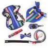 china Reflective Dog Harness Matching Leash S-XL Cat Harness And Leash Set