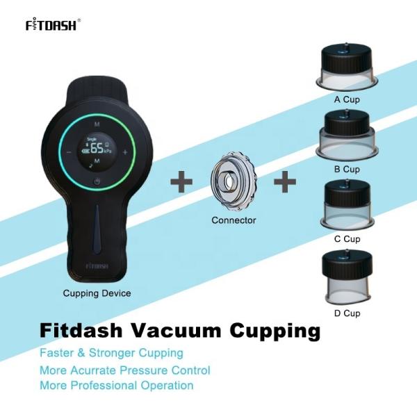 Quality Fitdash Smart Cupping Cups Therapy Massager for Dynamic Cupping and Button for sale