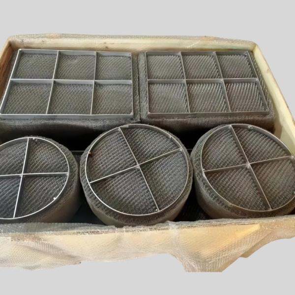Quality Knitted Mesh Demister Pad Filter Density 150kg/M3 for sale